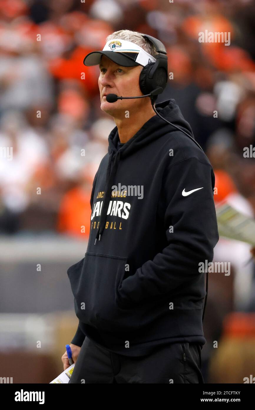 Jacksonville Jaguars quarterback coach Mike McCoy stands on the ...