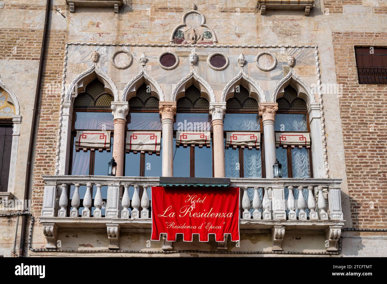 Venice, Italy- Feb 24, 2023: Hotel La Residenza in Venice Stock Photo ...