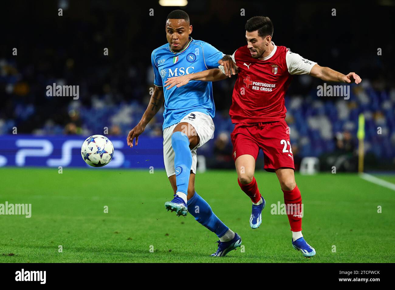 Naples, Italy. 12th Dec, 2023. Natan Bernardo de Souza of SSC Napoli ...