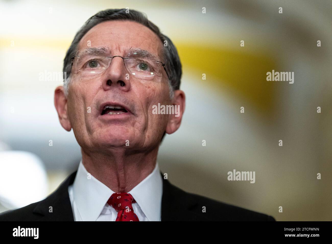 Senator John Barrasso (R-WY) speaks to media during the weekly Senate ...
