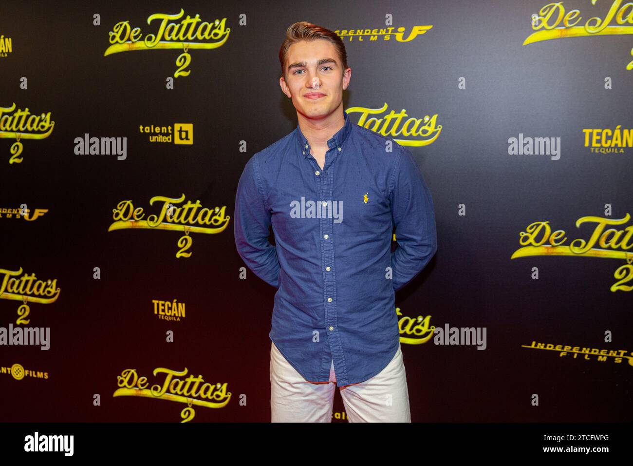 AMSTERDAM - Quinten Verschure on the red carpet prior to the premiere ...