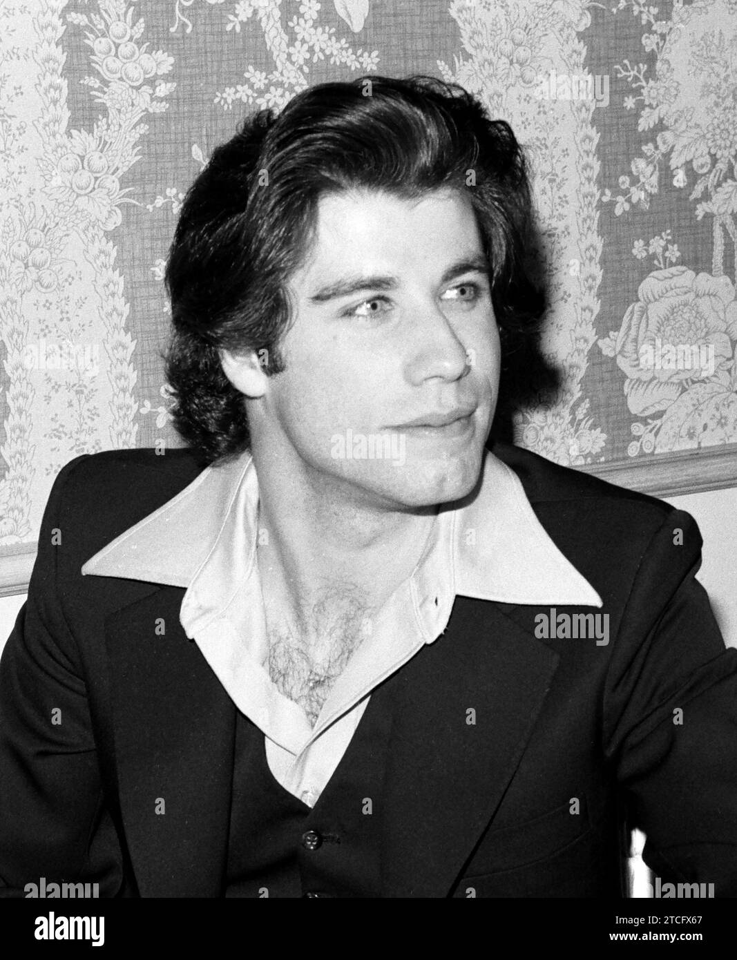 John Travolta At A Press Conference For Saturday Night Fever 1977 File Reference 34580 
