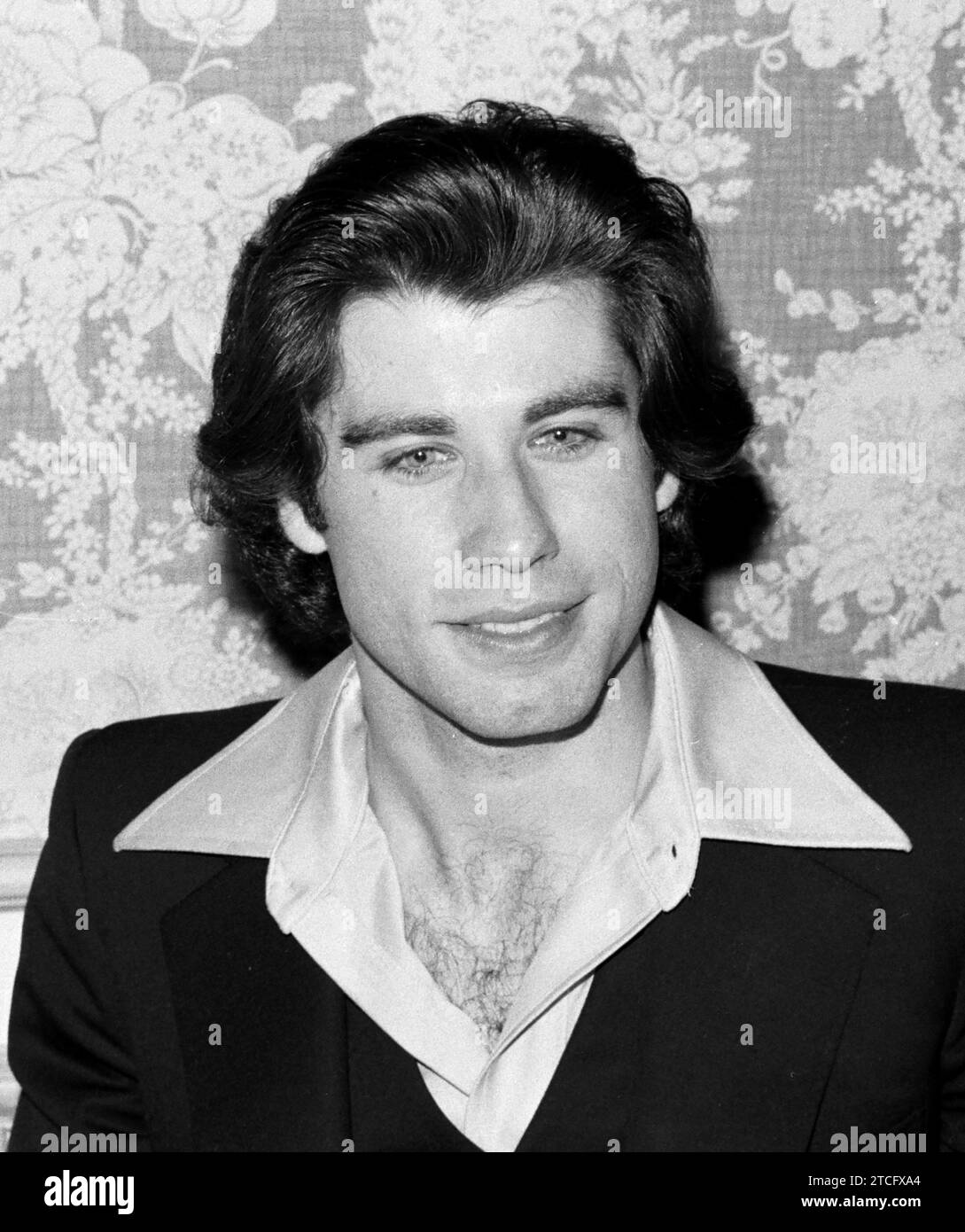 John Travolta At A Press Conference For Saturday Night Fever 1977 File Reference 34580