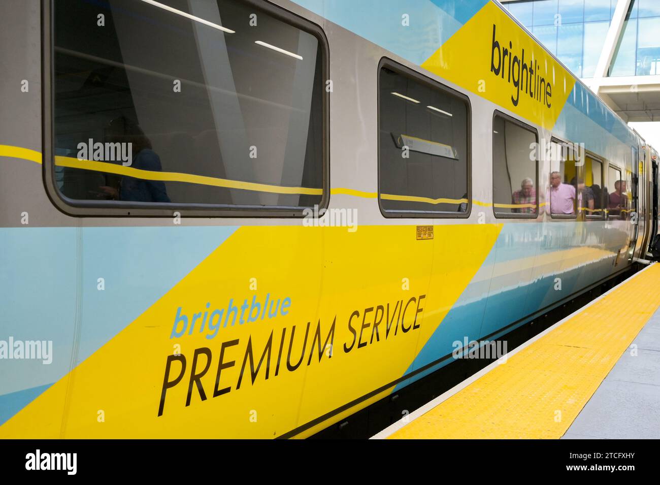 Fort Lauderdale, Florida, USA - 2 December 2023: Close up view of the ...