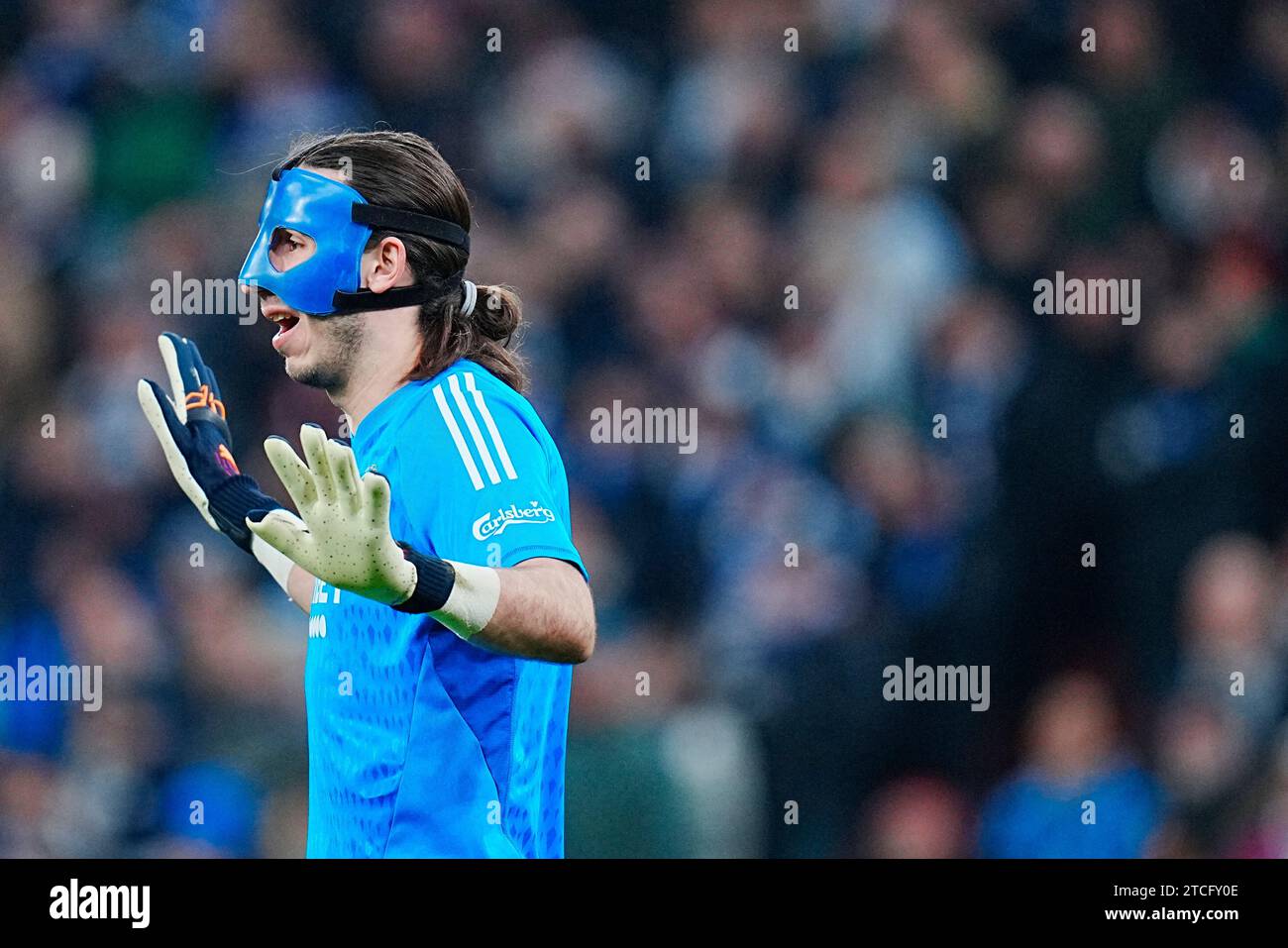 FC Copenhagen's Kamil Grabara during the Champions League match between ...