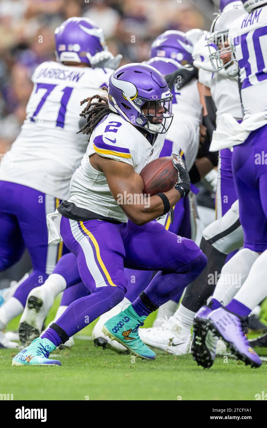 Minnesota Vikings running back Alexander Mattison (2) runs the ball ...