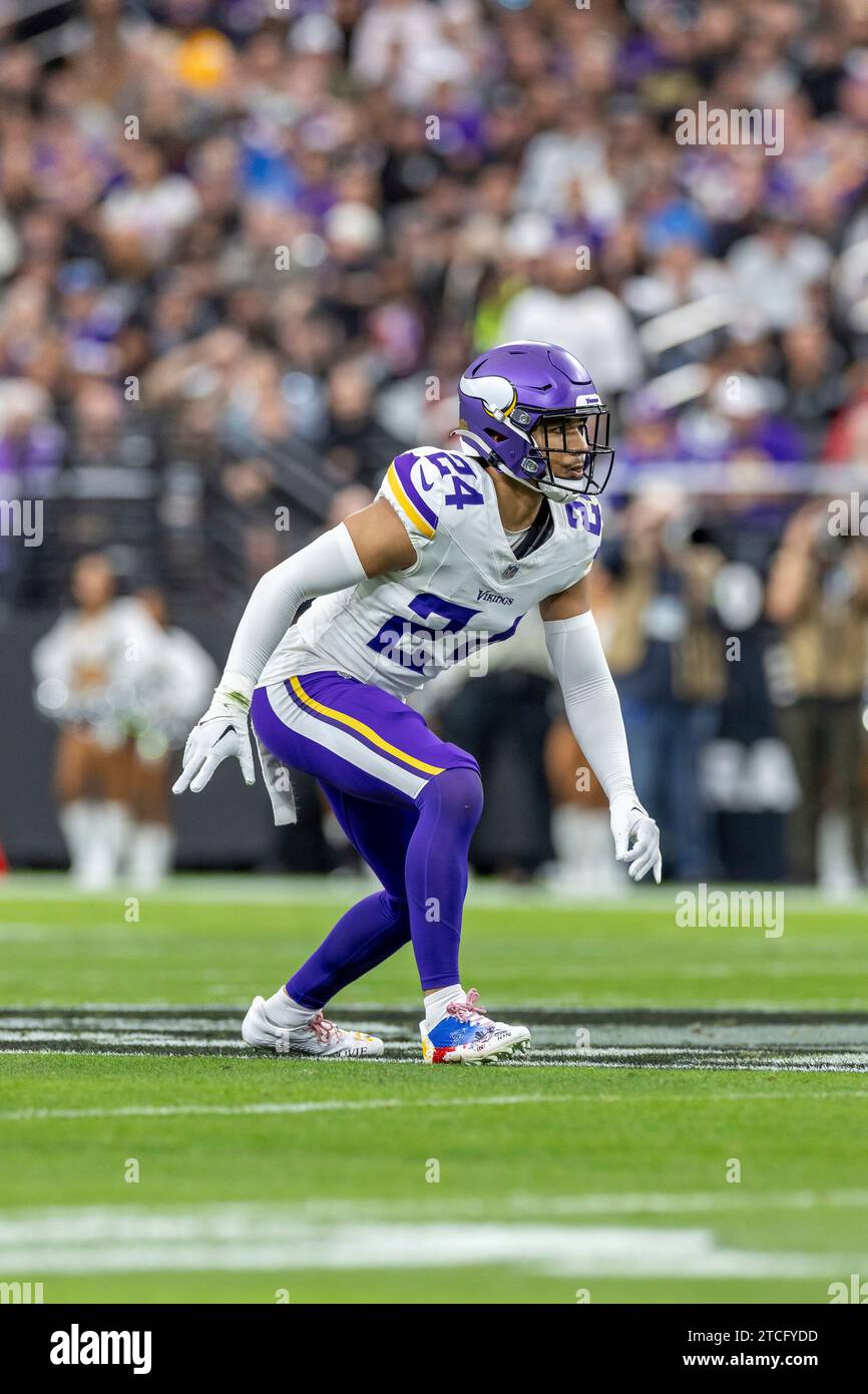 Minnesota Vikings safety Camryn Bynum (24) against the Las Vegas ...