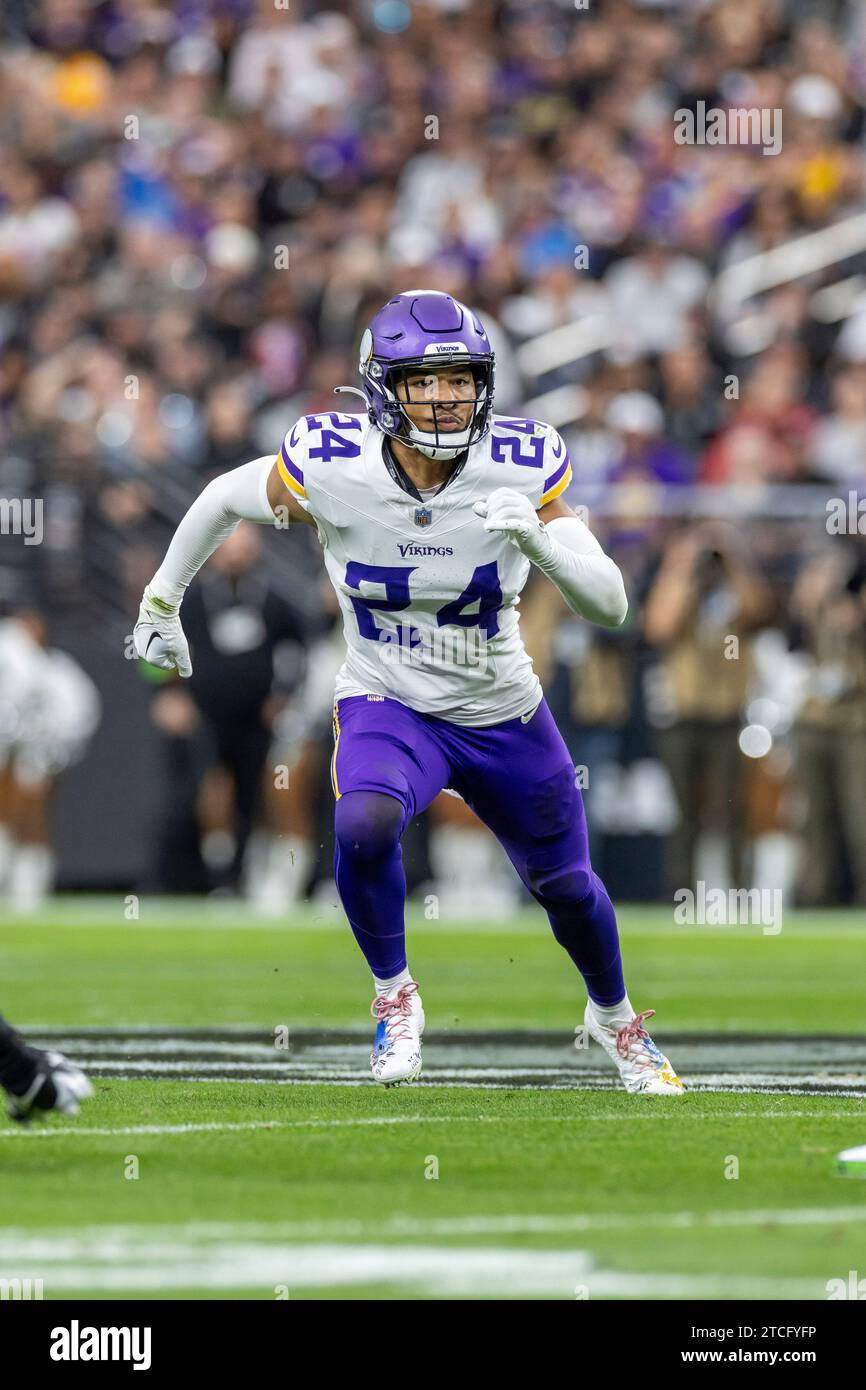 Minnesota Vikings safety Camryn Bynum (24) against the Las Vegas ...