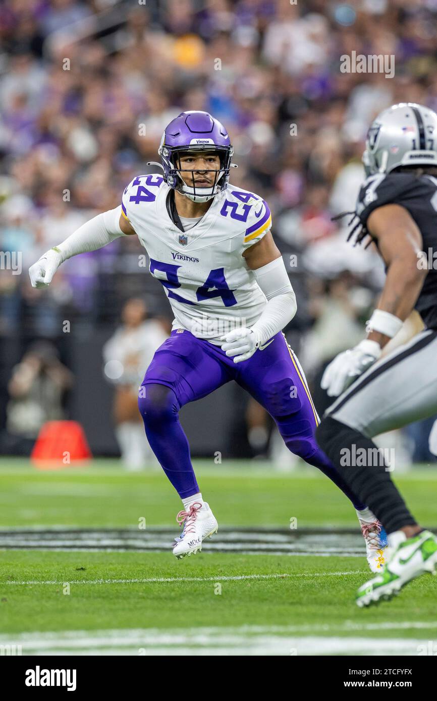 Minnesota Vikings safety Camryn Bynum (24) against the Las Vegas ...