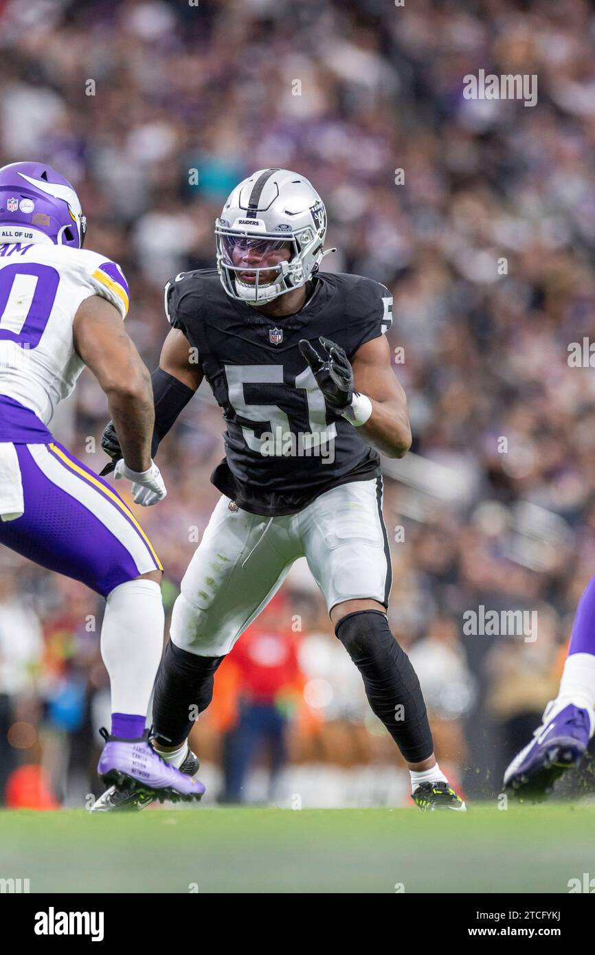 Las Vegas Raiders defensive end Malcolm Koonce (51) against the ...
