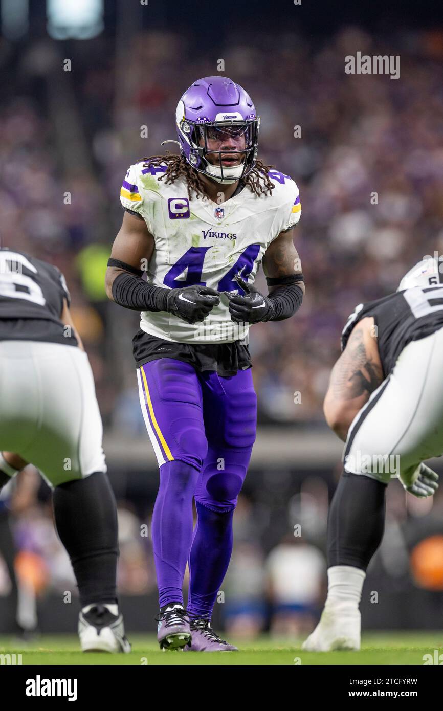 Minnesota Vikings safety Josh Metellus (44) against the Las Vegas ...