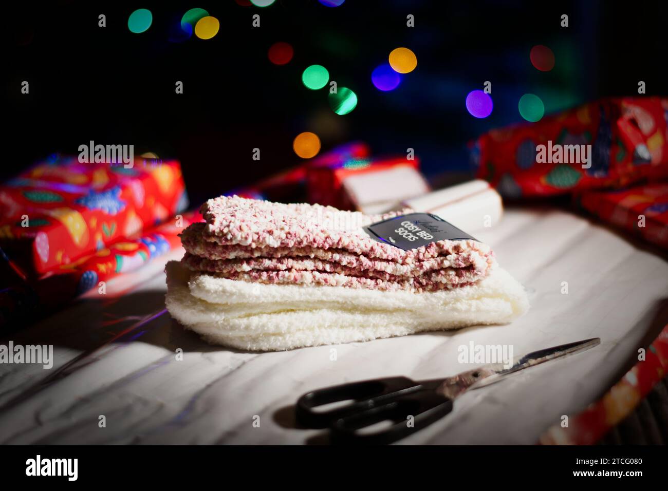 Christmas presents new years hi-res stock photography and images - Alamy