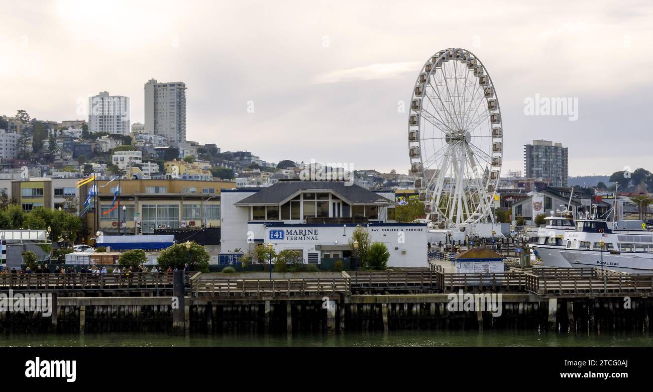 Skystar wheel san francisco hi-res stock photography and images - Alamy