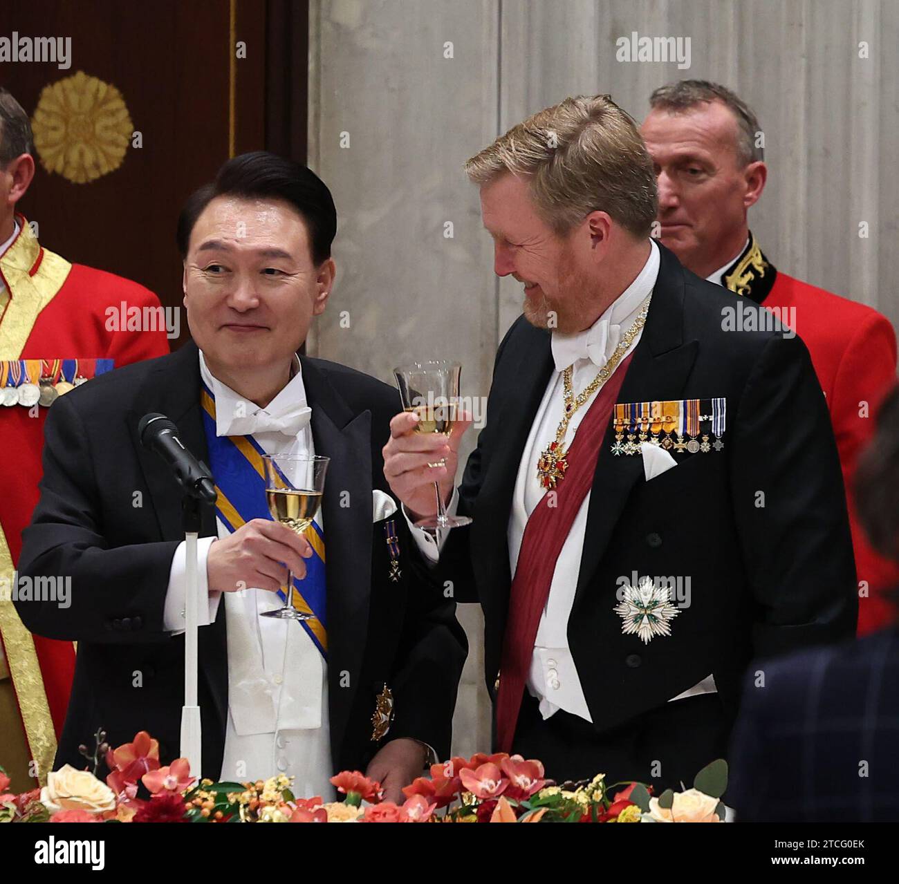 13th Dec, 2023. Yoon in Amsterdam South Korean President Yoon Suk Yeol ...