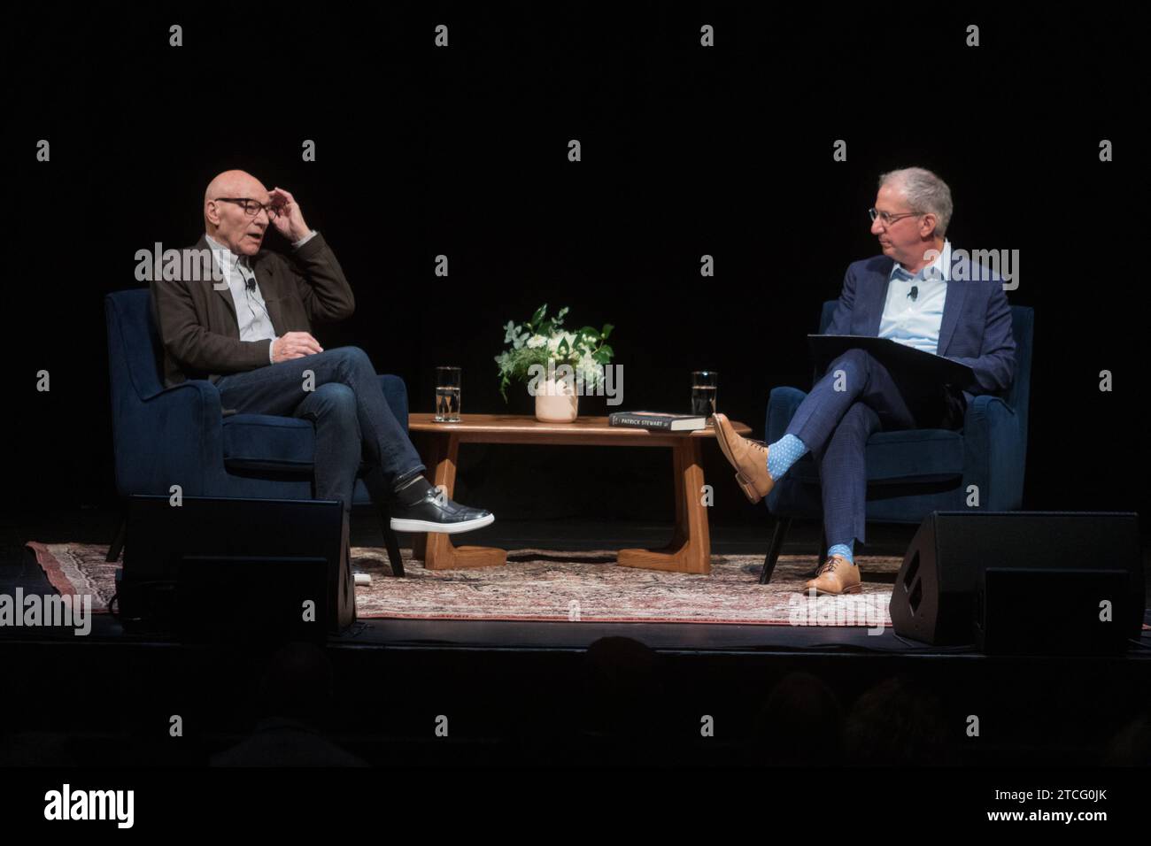 December 7, 2023: Sir Patrick Stewart speaks about his new memoir ...