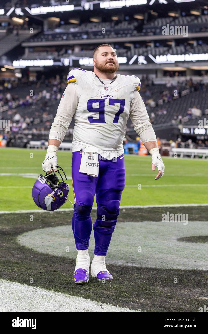 Minnesota Vikings defensive lineman Harrison Phillips (97) walks off ...