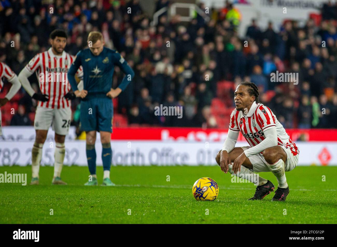 12th December 2023; Bet365 Stadium, Stoke, Staffordshire, England; EFL ...