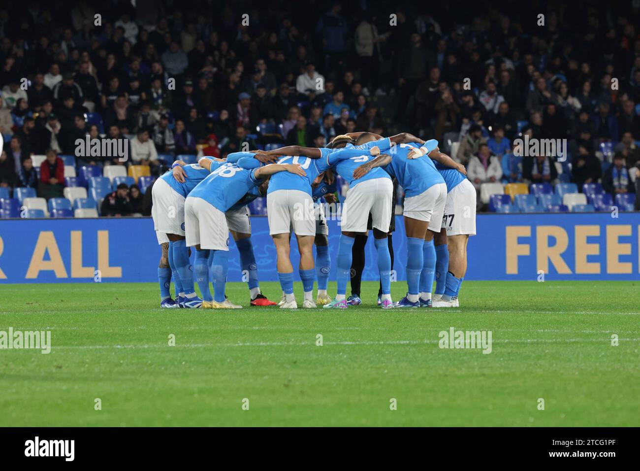 Naples, Naples, Italy. 12th Dec, 2023. Naples 12/12/2023, during the football match valid for ...