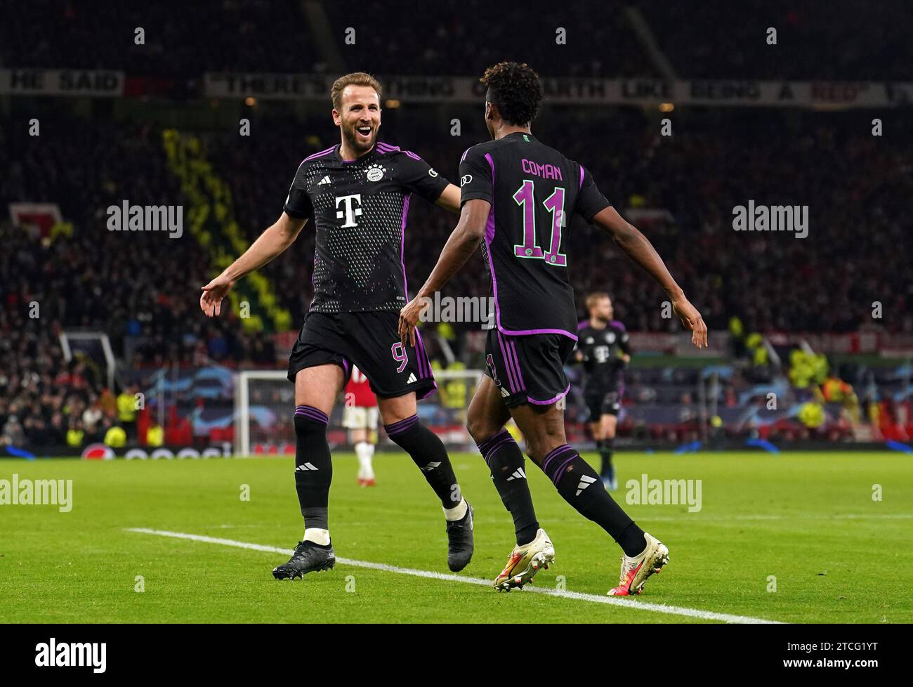 Bayern Munich's Kingsley Coman celebrates scoring their side's first ...