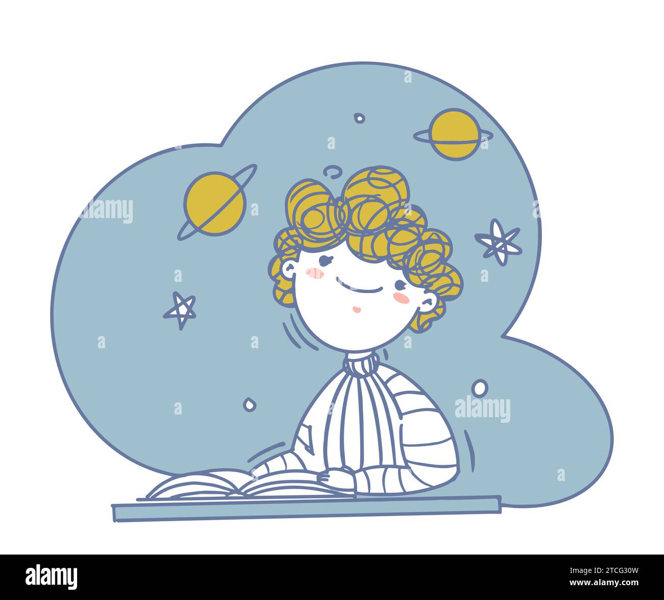 Back school portrait teen boy Stock Vector Images - Alamy