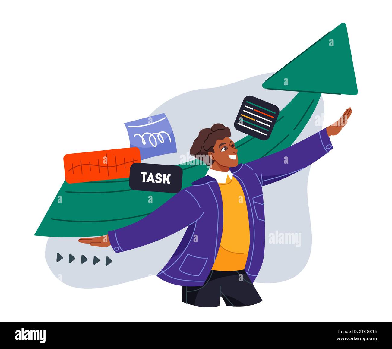 Person building career vector concept Stock Vector Image & Art - Alamy