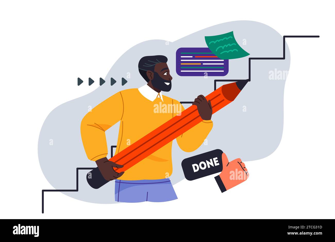 Person building career vector concept Stock Vector Image & Art - Alamy