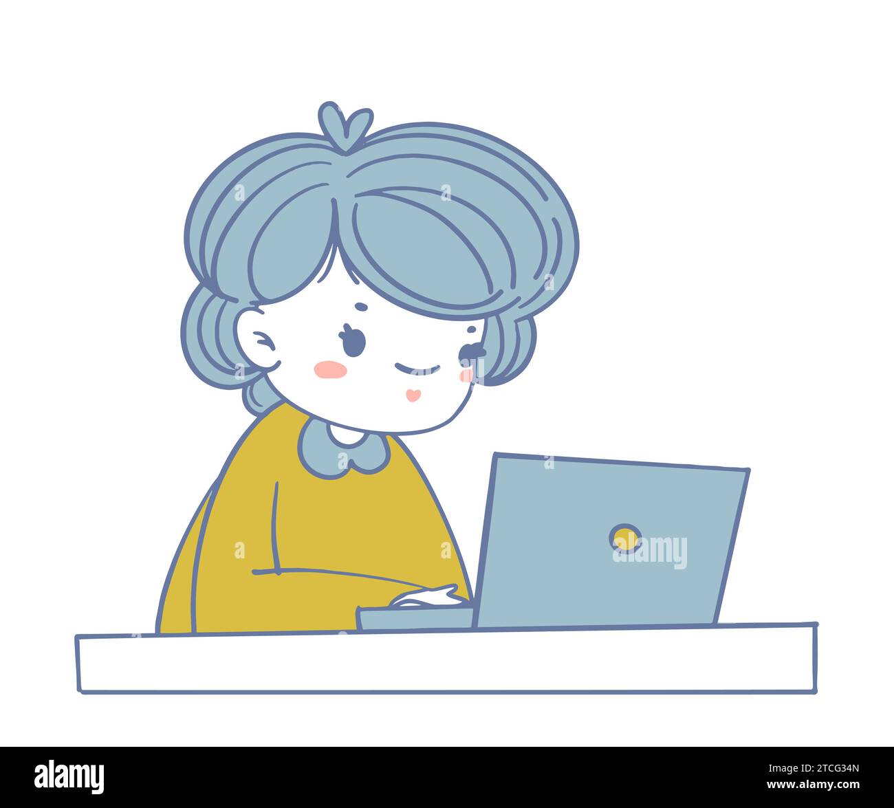 Portrait school children female Cut Out Stock Images & Pictures - Alamy