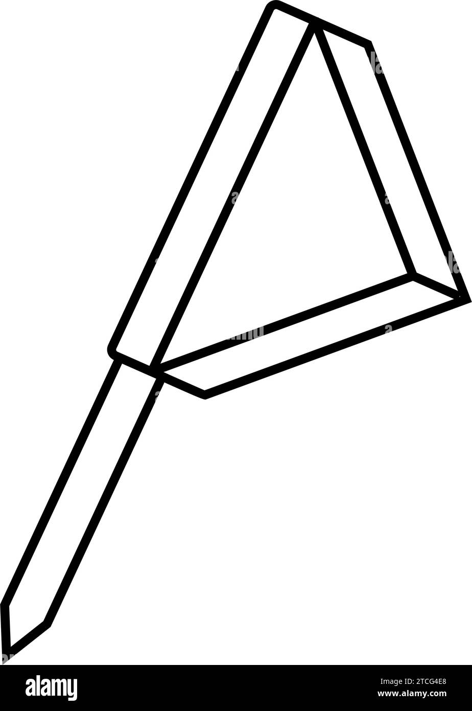 flag pointer map location line icon vector illustration Stock Vector Image & Art - Alamy