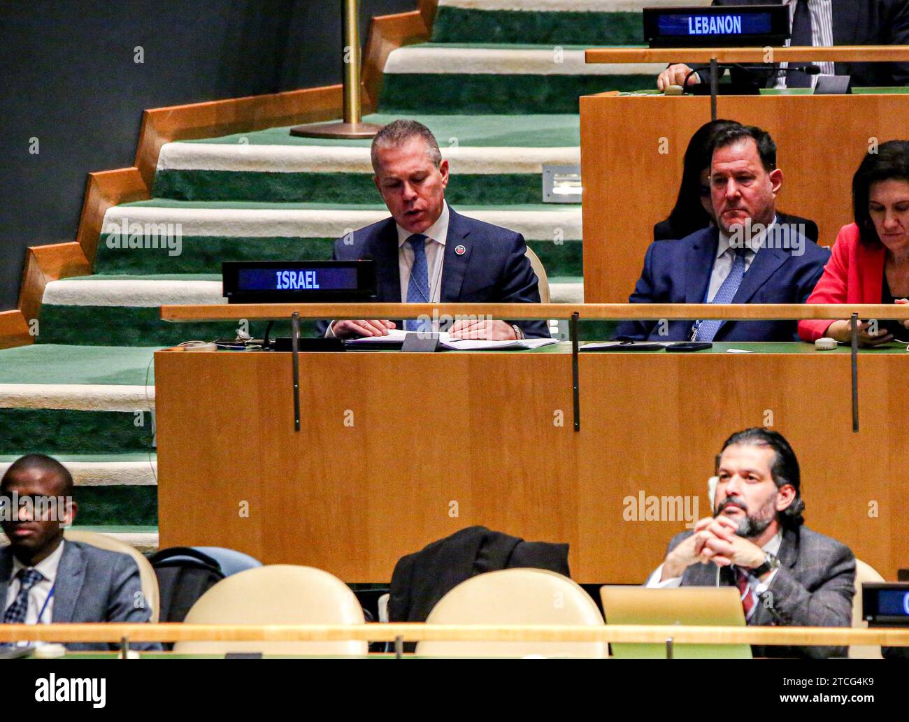 New York, New York, USA. 12th Dec, 2023. Permanent Representative of ...