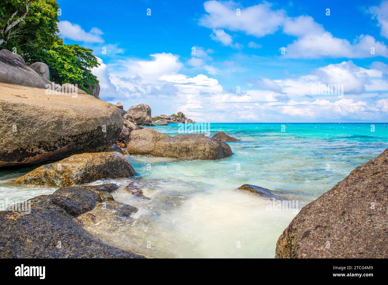 Beautiful landscape of the Similan Islands in Thailand - most famous ...