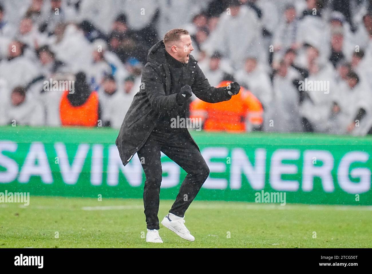 FC Copenhagen head coach Jacob Neestrup celebrates victory over ...
