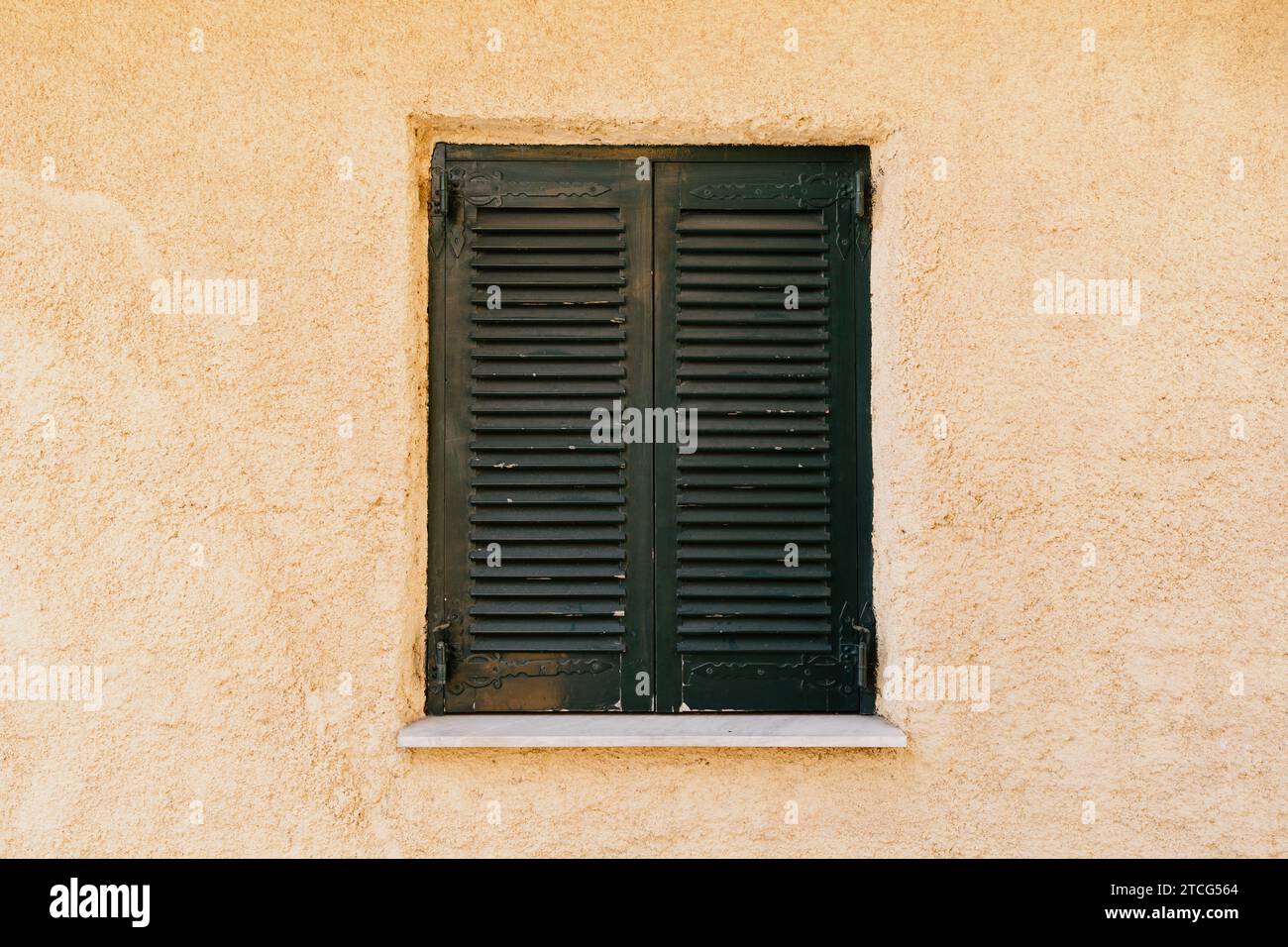 Timeless Charm of a Mediterranean Window Stock Photo - Alamy