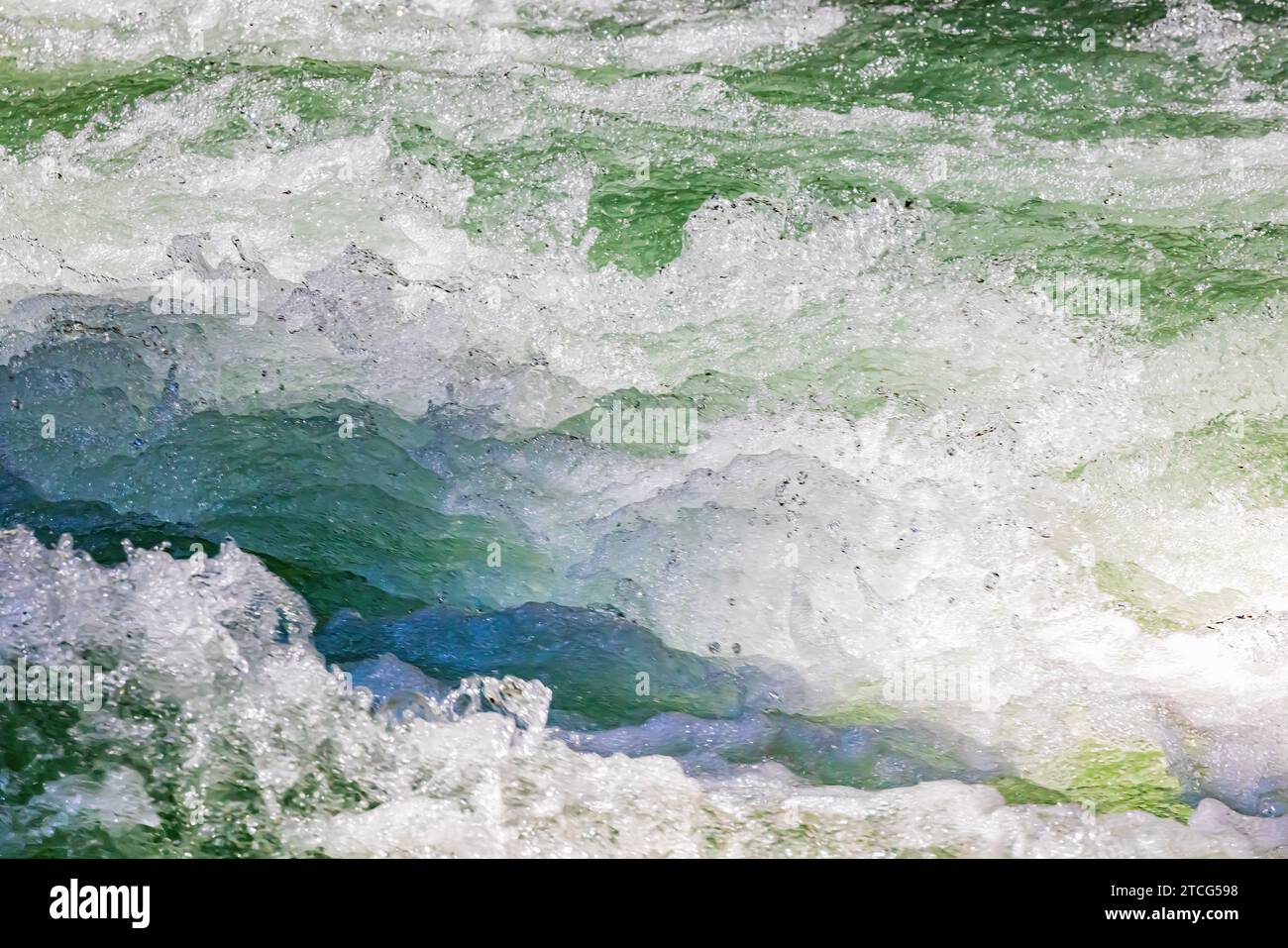 The fast glacial waters of the Dosewallips River, Olympic National ...