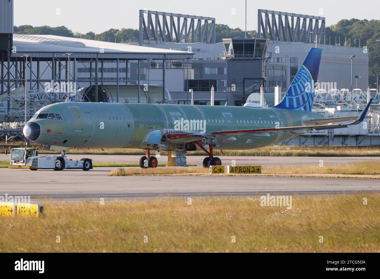 Der Airbus A321-271NX A21N der Fluglinie United Airlines UA / UAL mit ...