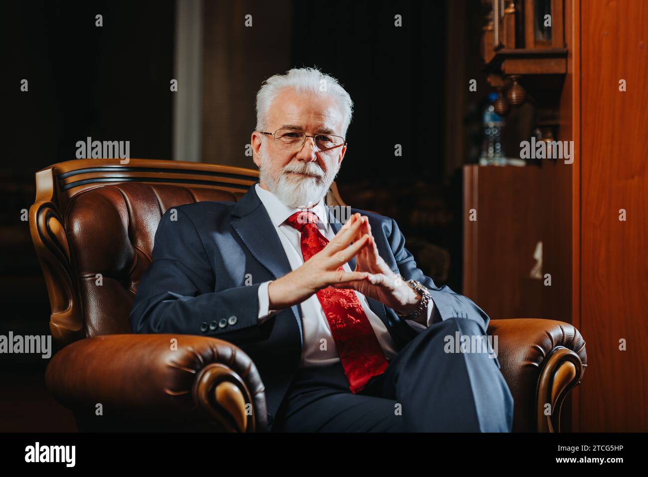 Confident successful university rector hi-res stock photography and ...