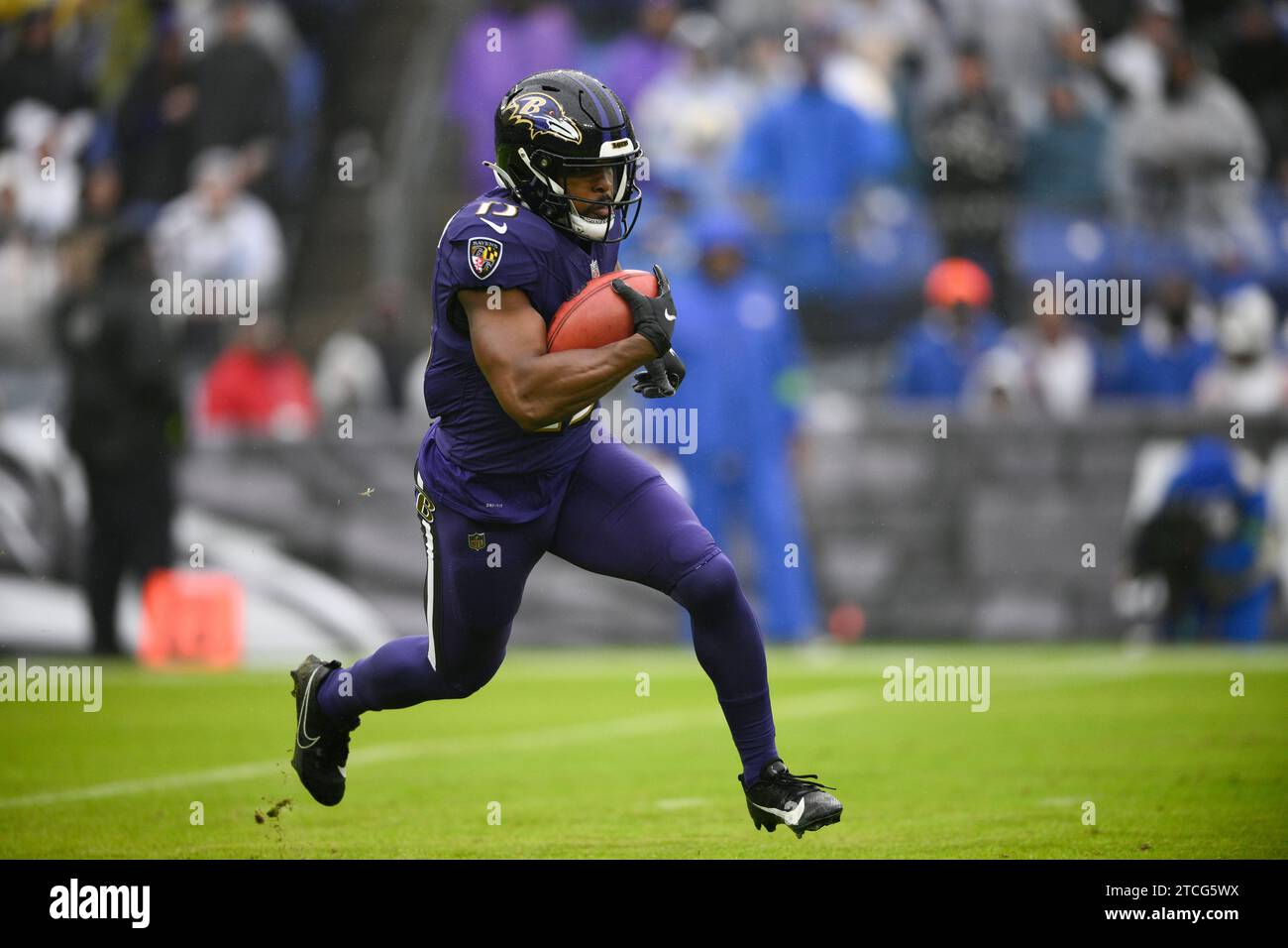 Baltimore Ravens wide receiver Devin Duvernay (13) in action during the ...