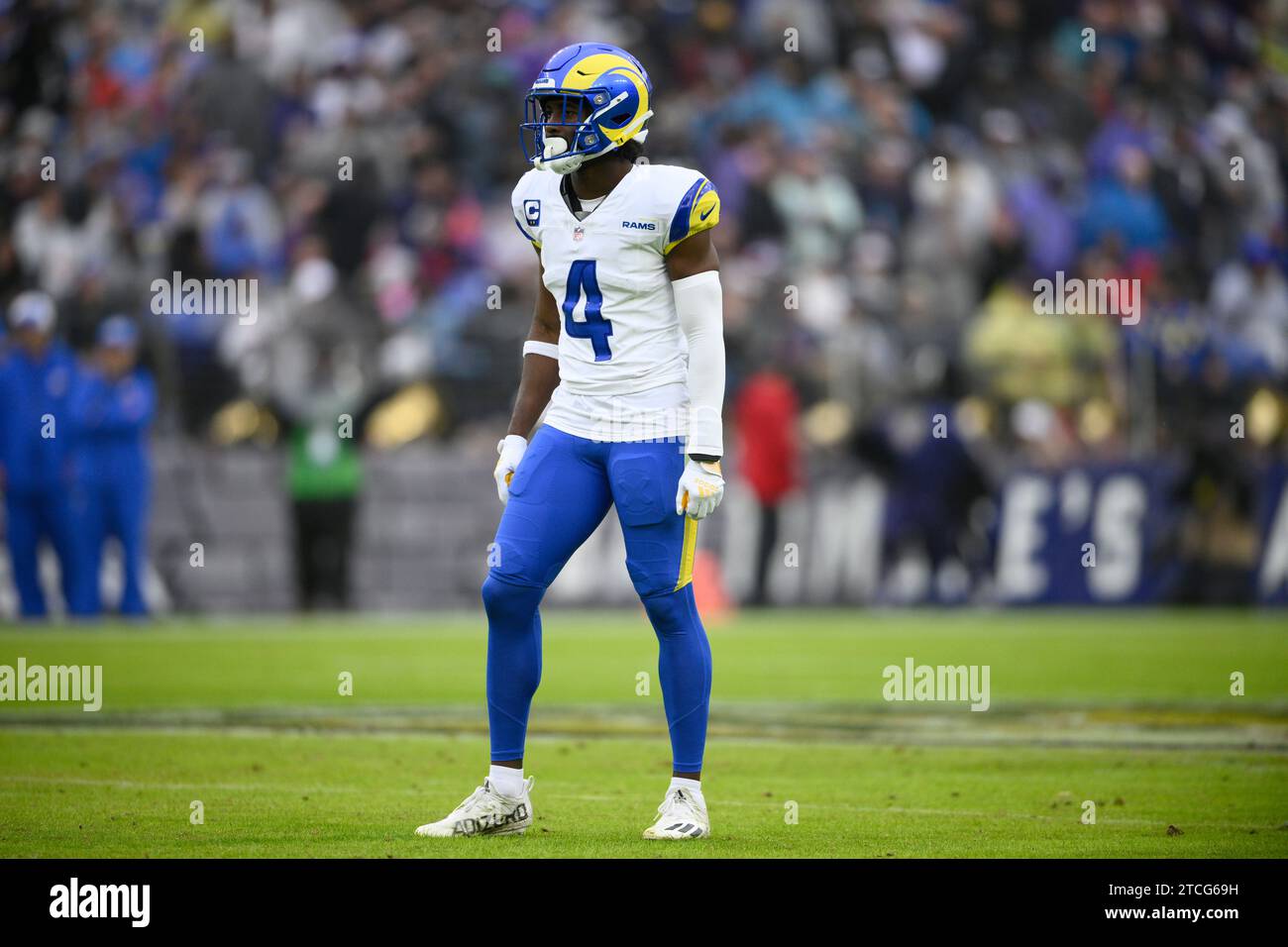 Los Angeles Rams safety Jordan Fuller (4) in action during the first ...