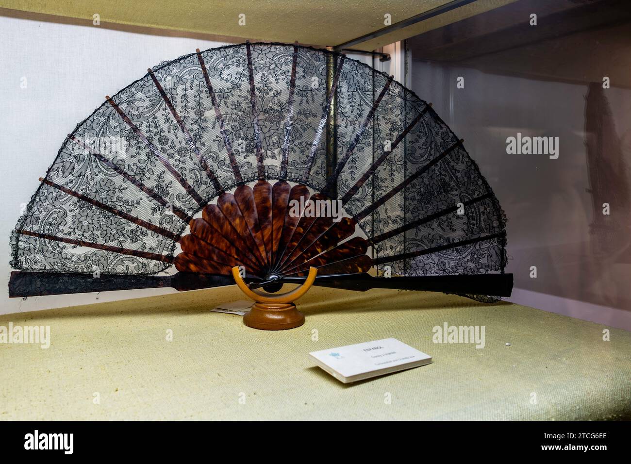 Spanish Lace Hand Fan Display in the Alcázar of Seville, The Royal ...