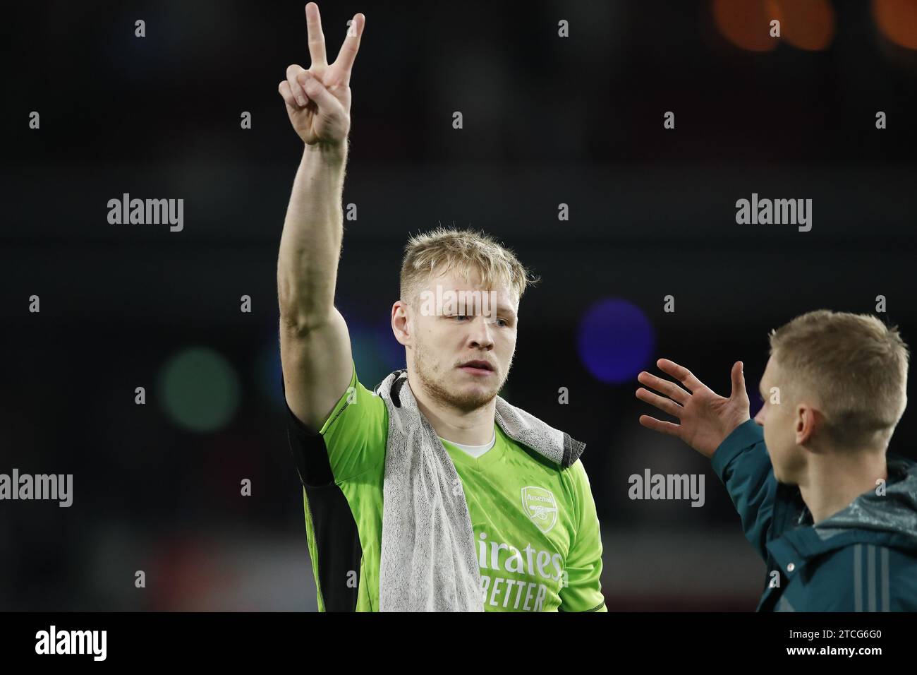 EINDHOVEN -Arsenal FC goalkeeper Aaron Ramsdale during the UEFA ...
