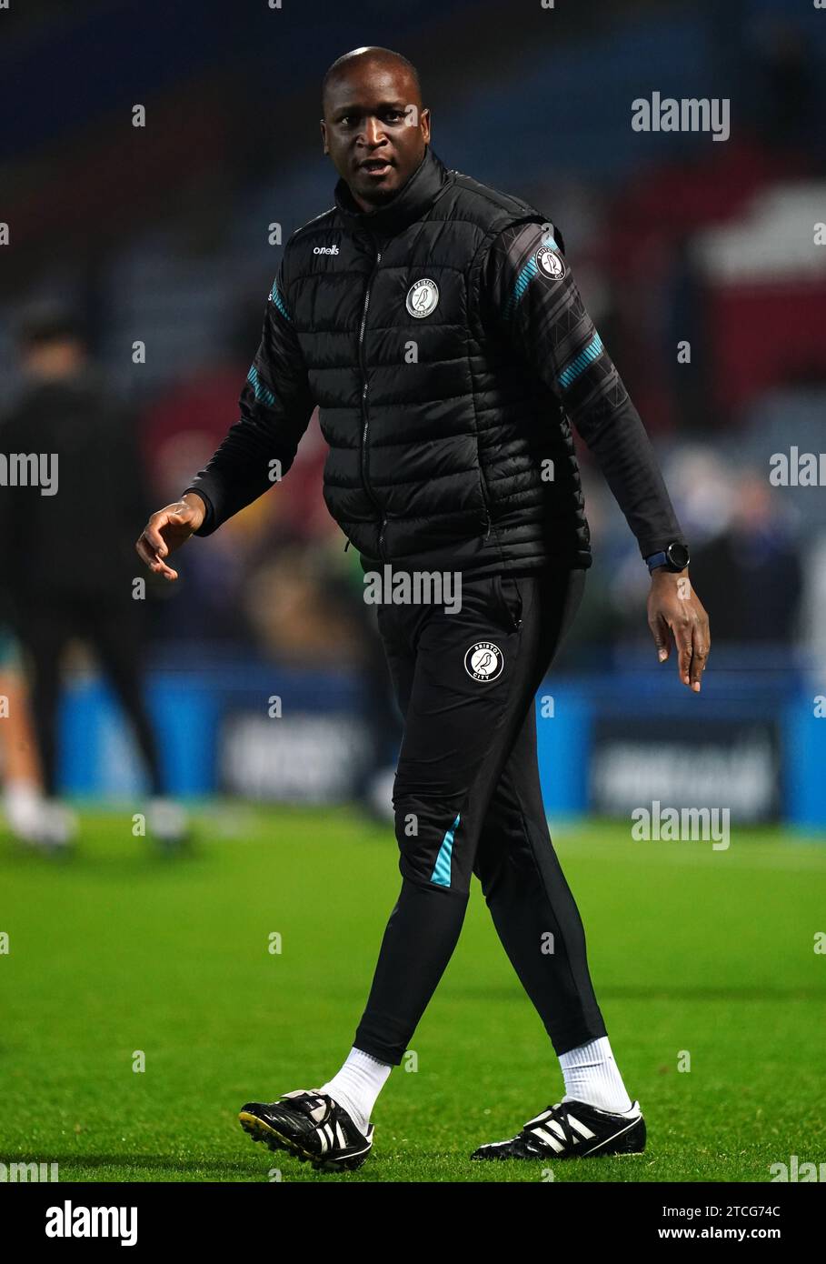 Bristol City head of Athletic Performance Derrick Bonsu during the Sky ...