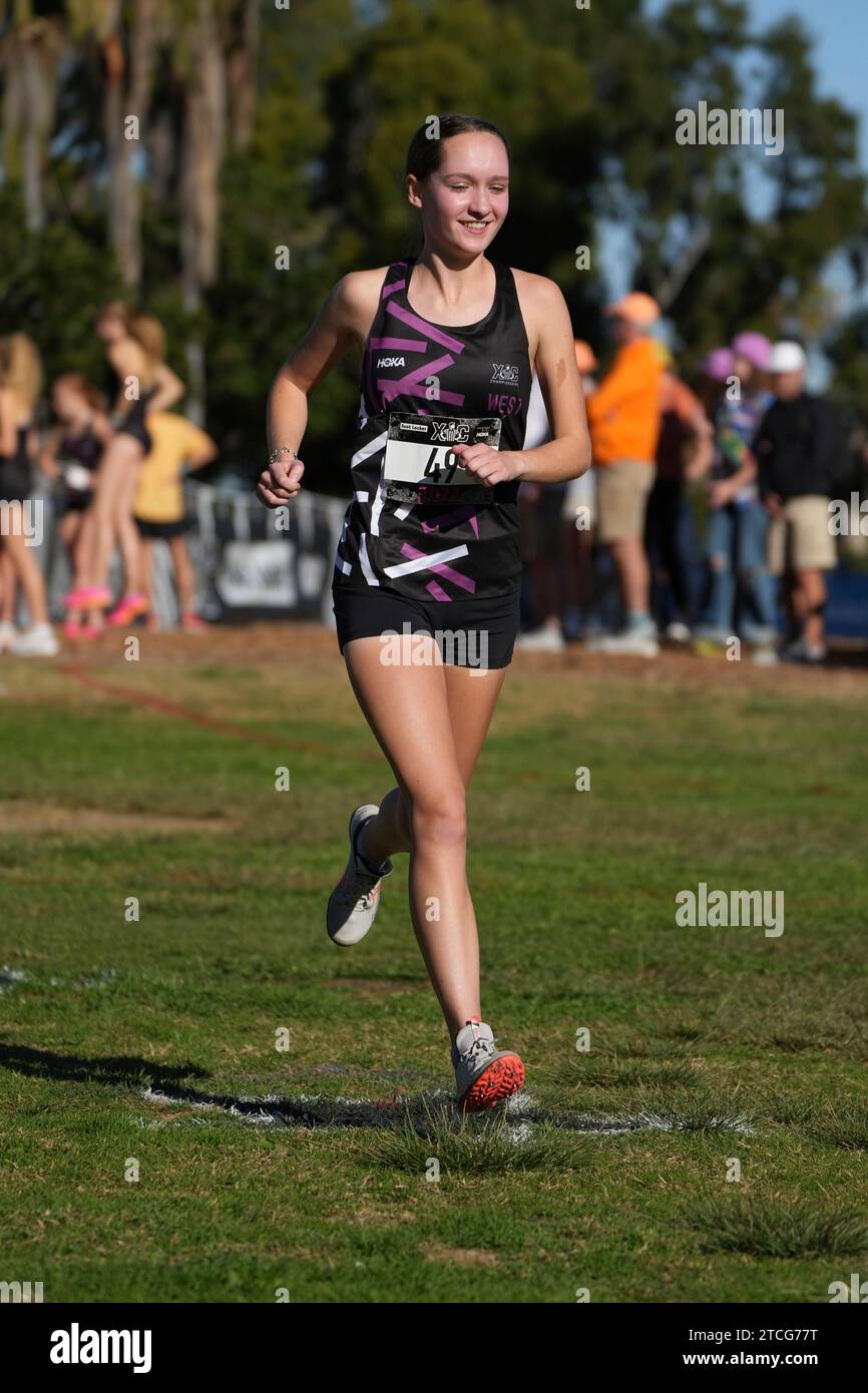 Cailey Bracken places 29th in the girls race in 18:34.6 during the Foot ...