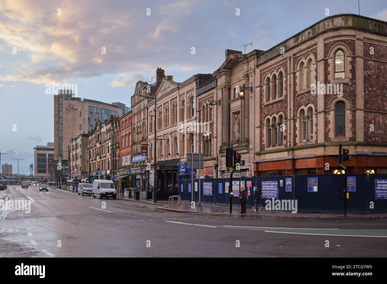Cardiff, South Glamorgan, Wales, Europe - November 13, 2023: Prince of Wales Wetherspoons pub on ...