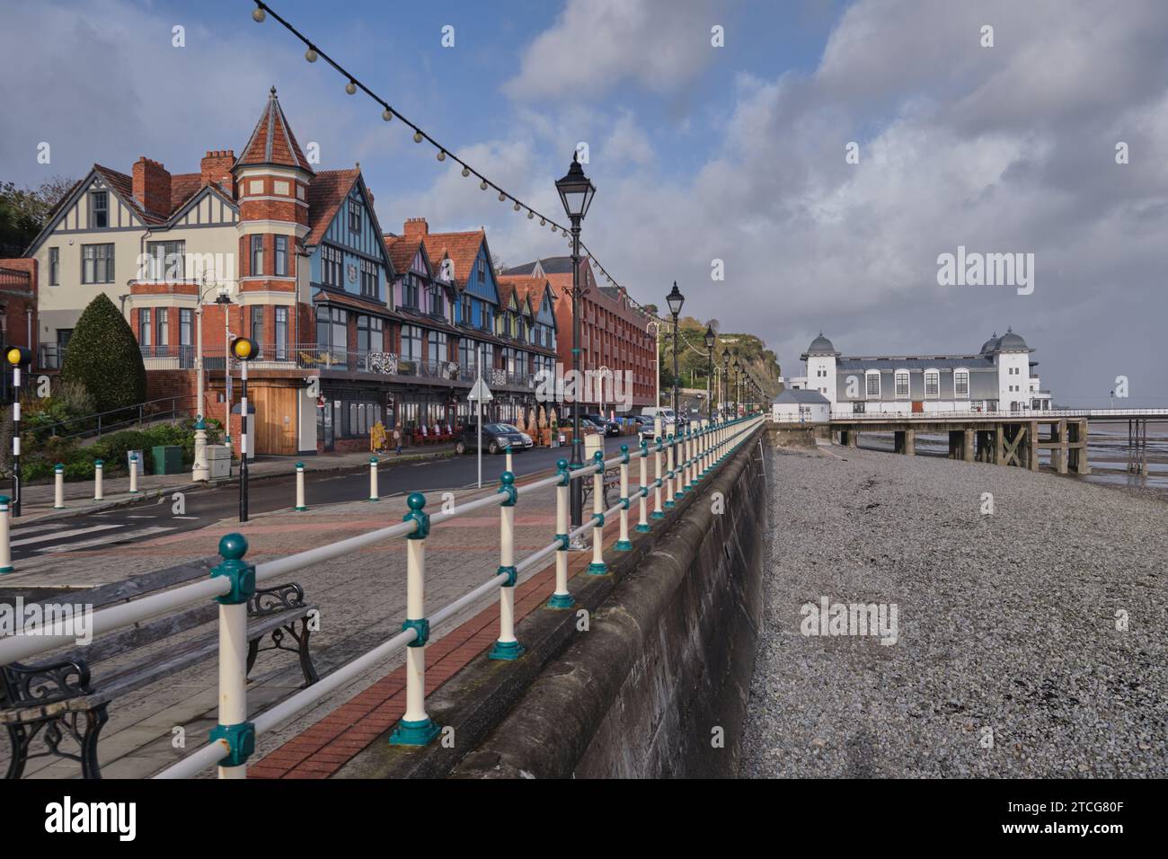 Penarth, Vale of Glamorgan, Wales, Europe - November 13, 2023: Penarth ...