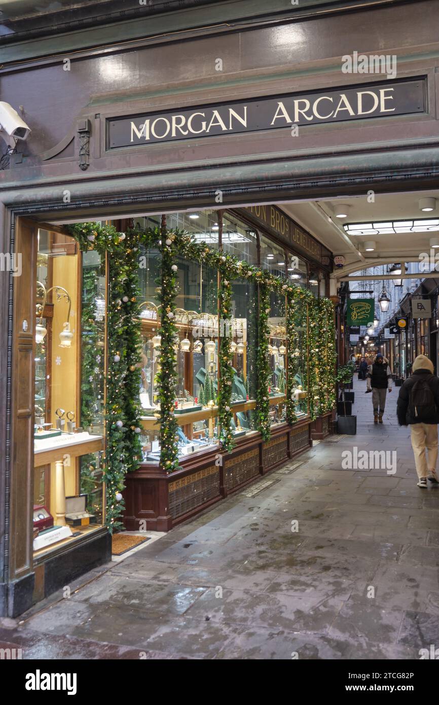 Cardiff, South Glamorgan, Wales, Europe - November 14, 2023: Morgan ...