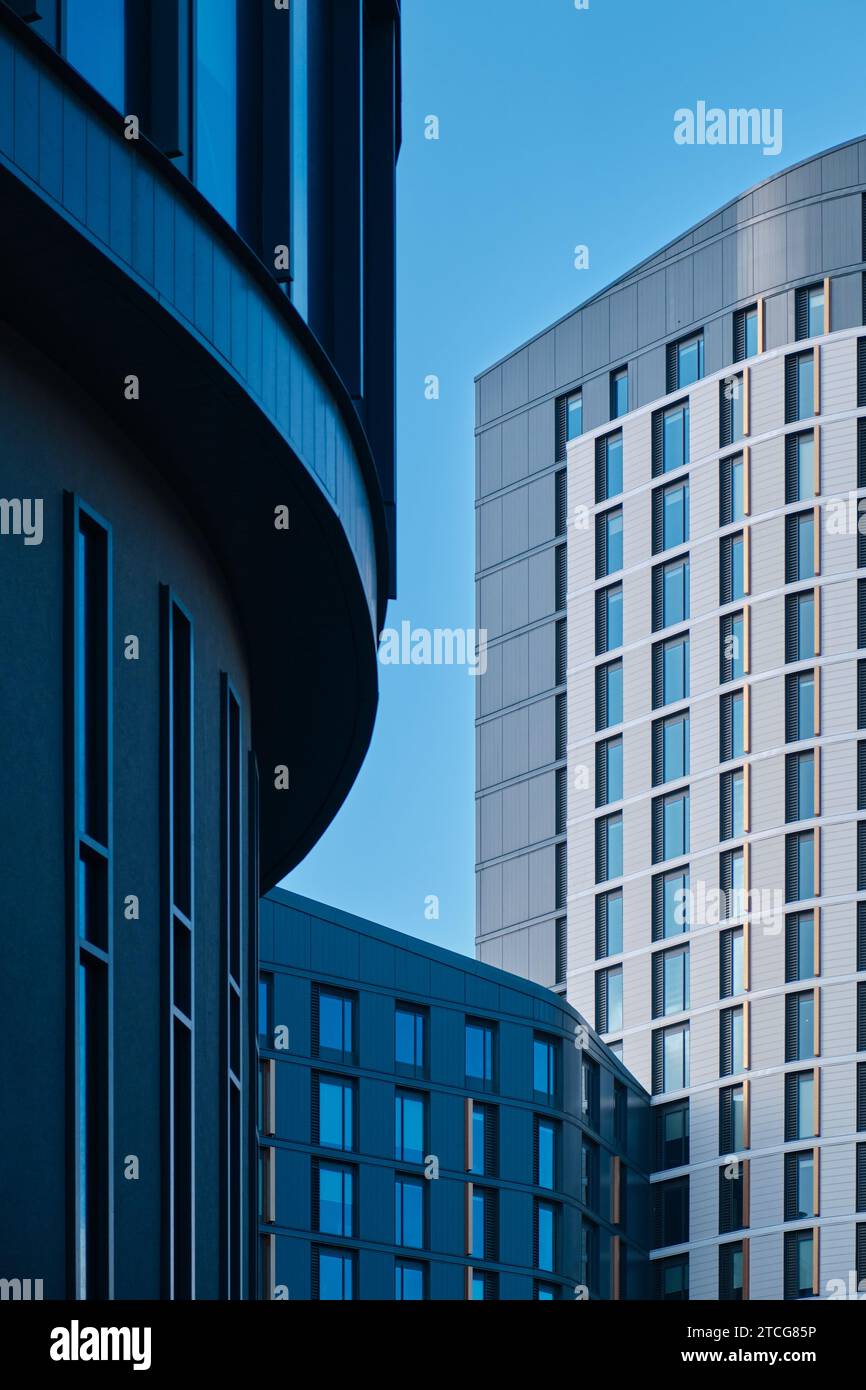 Cardiff, South Glamorgan, Wales, Europe - November 14, 2023: Interchange Central Square Modern ...