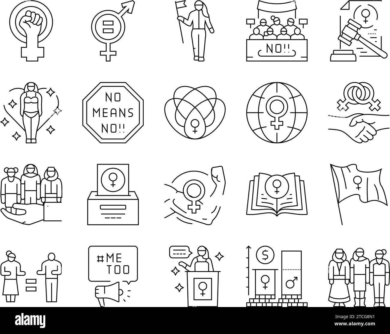 Women rights movement illustrations Stock Vector Images - Alamy