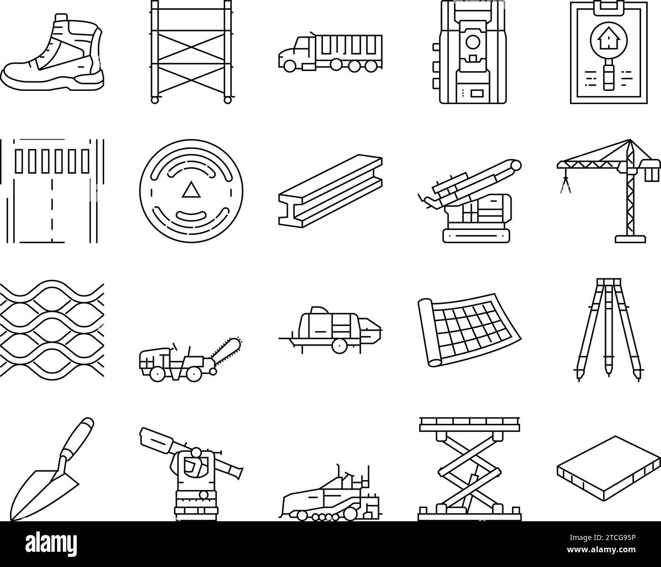 Land survey engineering Black and White Stock Photos & Images - Alamy