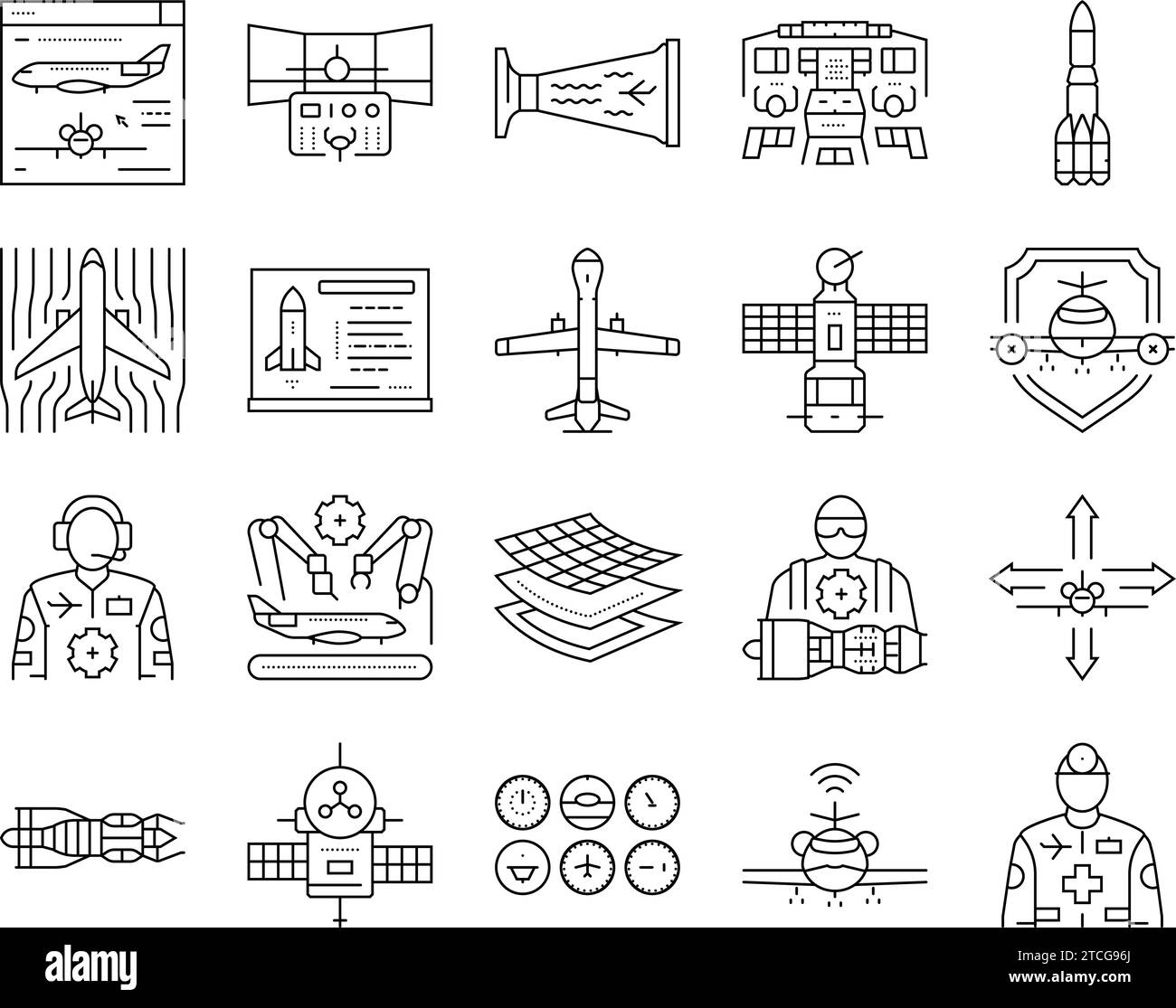 Aeronautical technology Stock Vector Images - Alamy