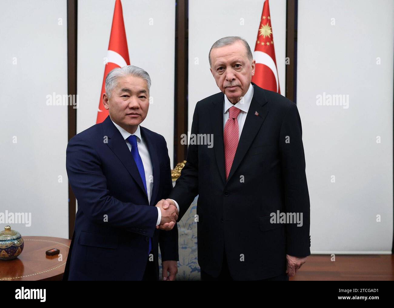 Turkish President Recep Tayyip Erdogan receives Secretary of the ...
