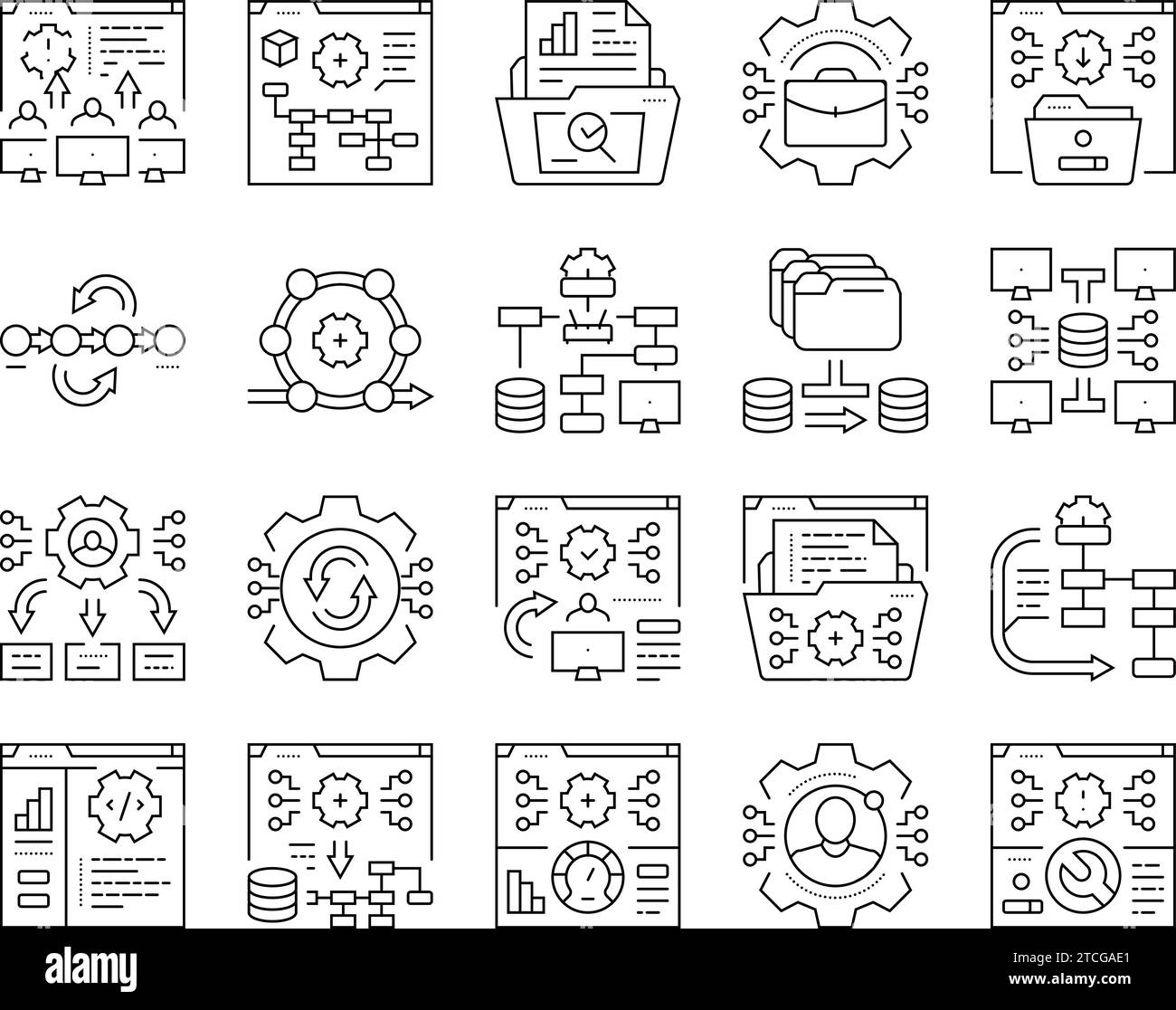 Kpi dashboard data analytics system Black and White Stock Photos ...